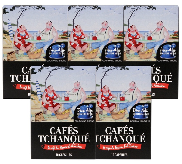 Cafés Tchanqué Arès Decaffeinated Cafés Tchanqué Arès Decaf Nespresso ...