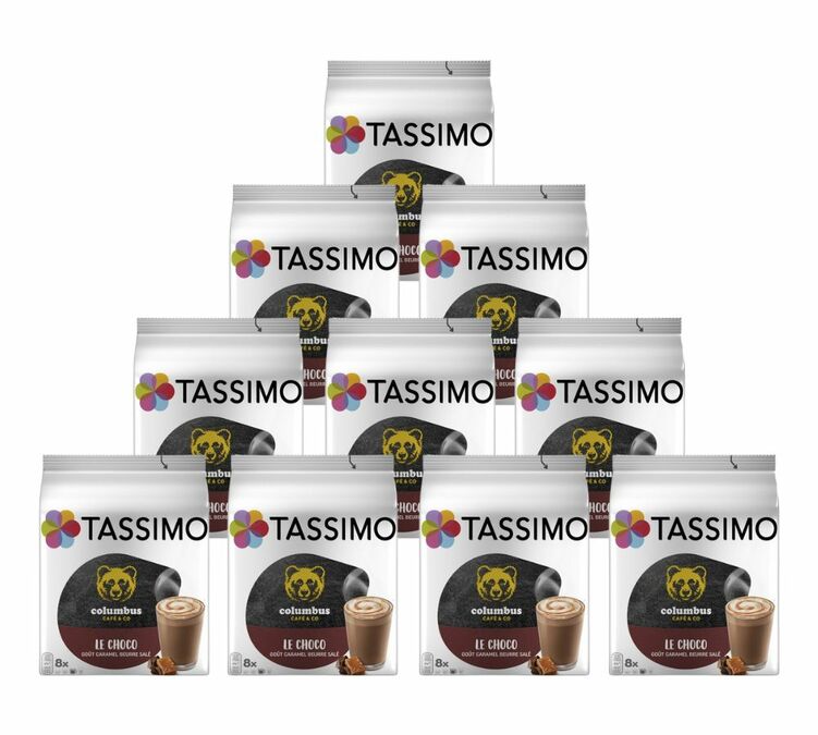 Tassimo Columbus Salted Caramel Chocolate x 80