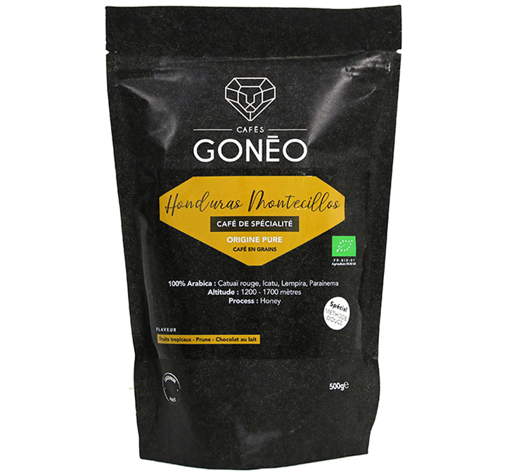 Cafés Gonéo Coffee beans - Pure origin Honduras Montecillos - 500g