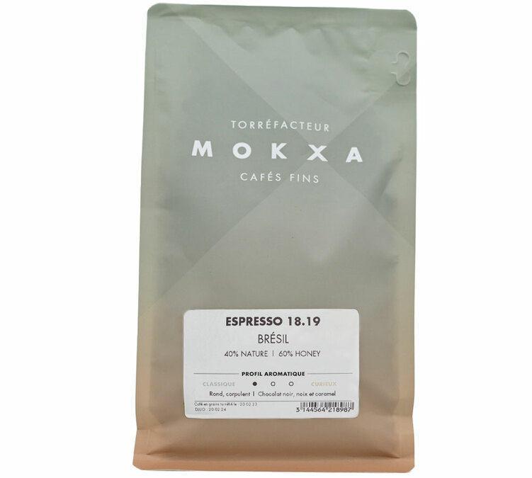 Café Mokxa Coffee Beans Espresso 18/19 - 250g