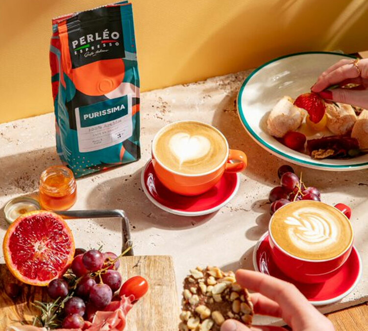 Italian-Style Coffee Beans Perleo Espresso Purissima 100% Arabica - 250g