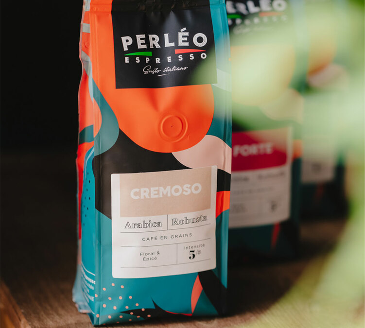 Italian-Style Coffee Beans Perleo Espresso Cremoso - 250g