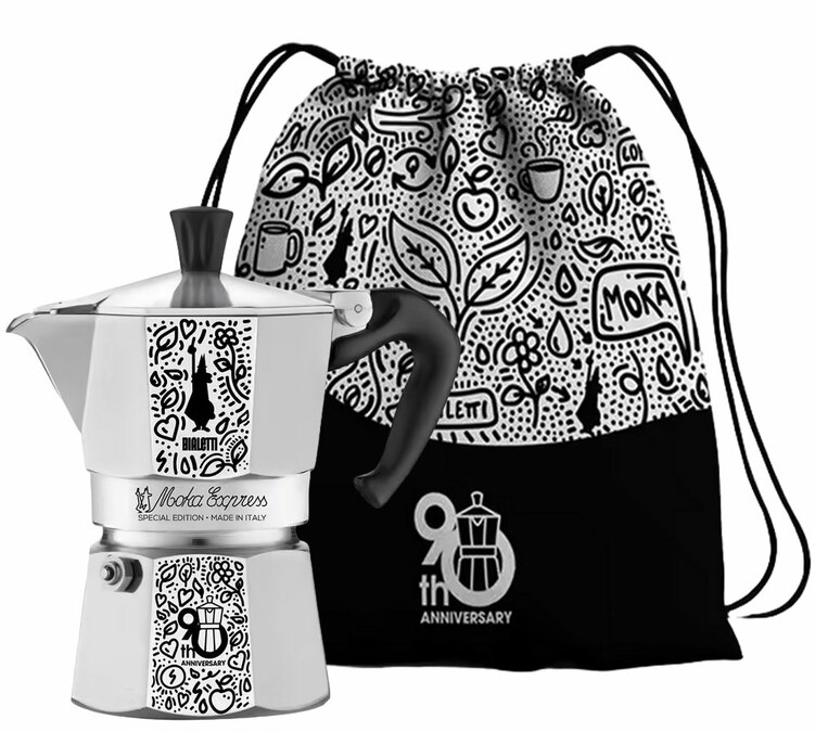 Bialetti Moka Express 90th Anniversary Edition - 3 Cups