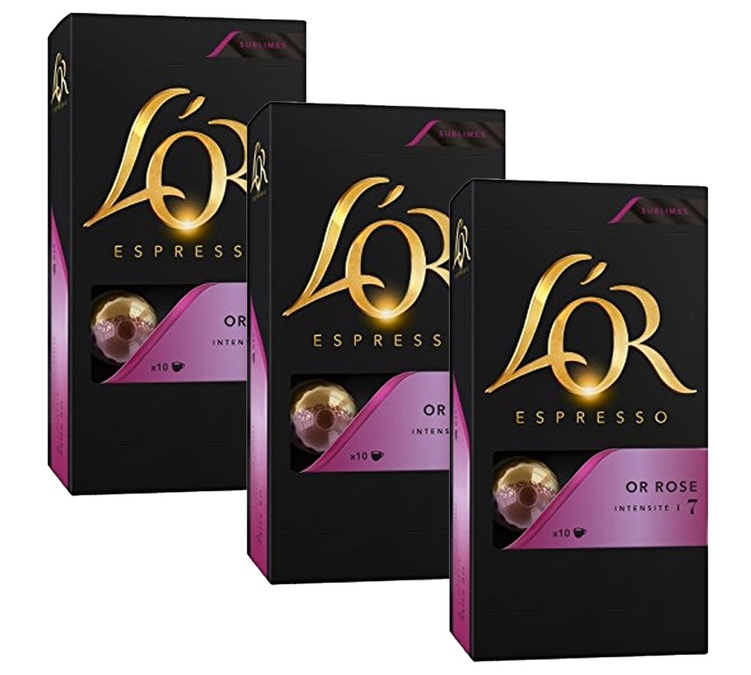 30 Oro Rose capsules - L'Or Espresso for Nespresso* Original