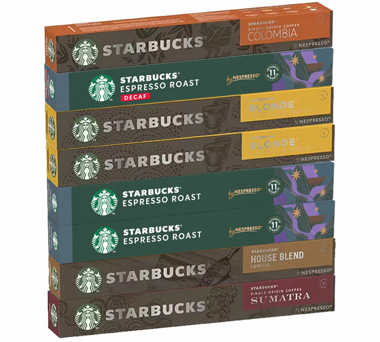 Starbucks Discovery pack - 80 Pods for Nespresso