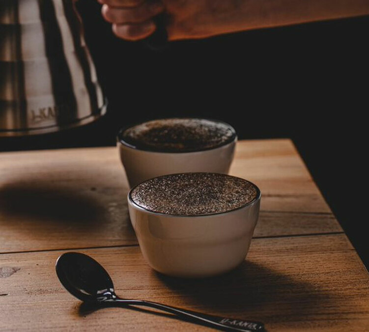 Cupping Spoon in Black Stainless Steel - D-Kanta