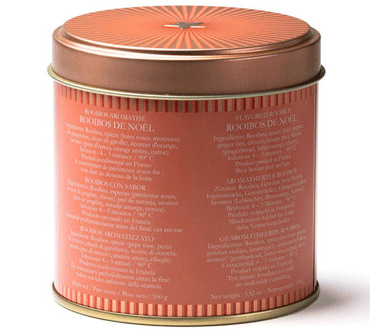 Christmas Rooibos Tea Dammann Frères - 90g loose leaf tin