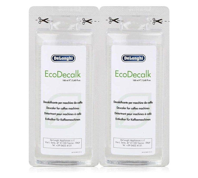 Delonghi DLSC200 EcoDecalk Eco-friendly Descaler - 2 doses of 100ml