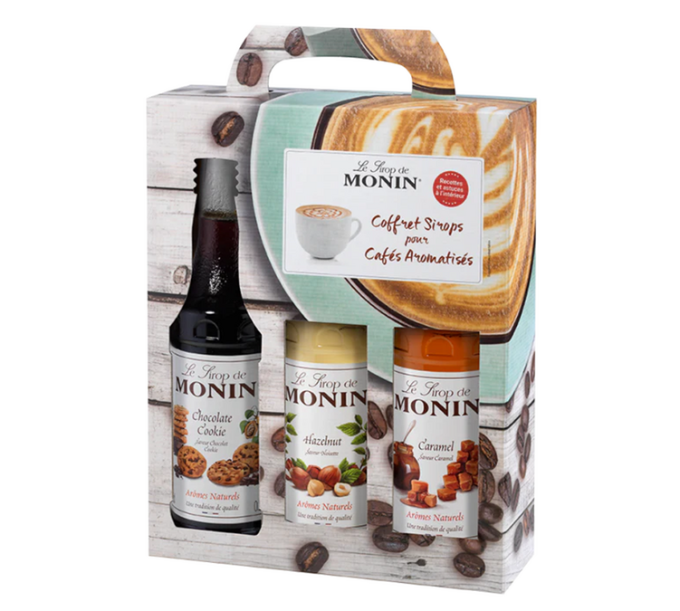 Selection pack of Monin syrups 3 x 250ml