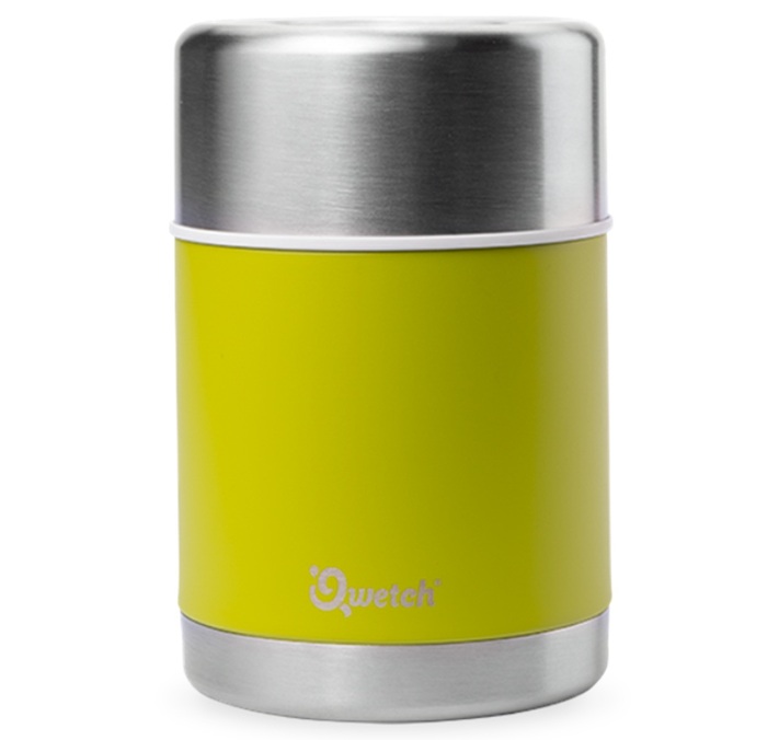 Qwetch Insulated Lunchbox Stainless Steel Green - 50 cl