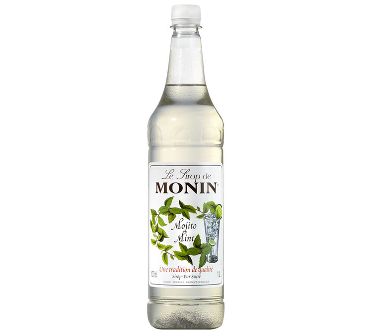 Sirop Monin Mojito Mint - Bouteille Plastique PET - 1L