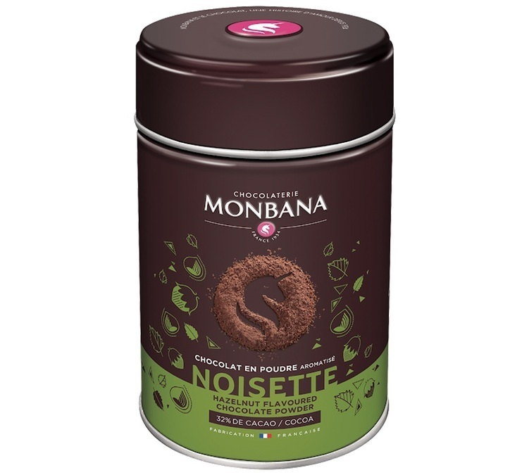 Hot Chocolate Powder Hazelnut-flavoured 250g - Monbana