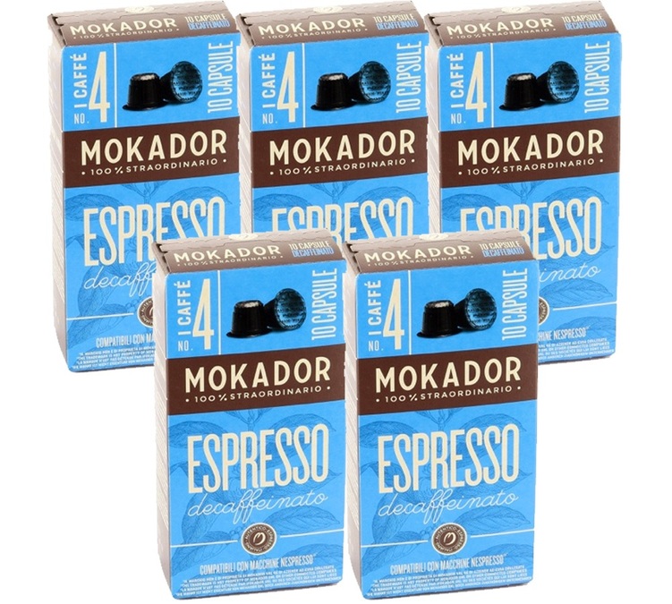 Mokador Castellari 'Espresso Decaffeinato' Nepresso® compatible x50