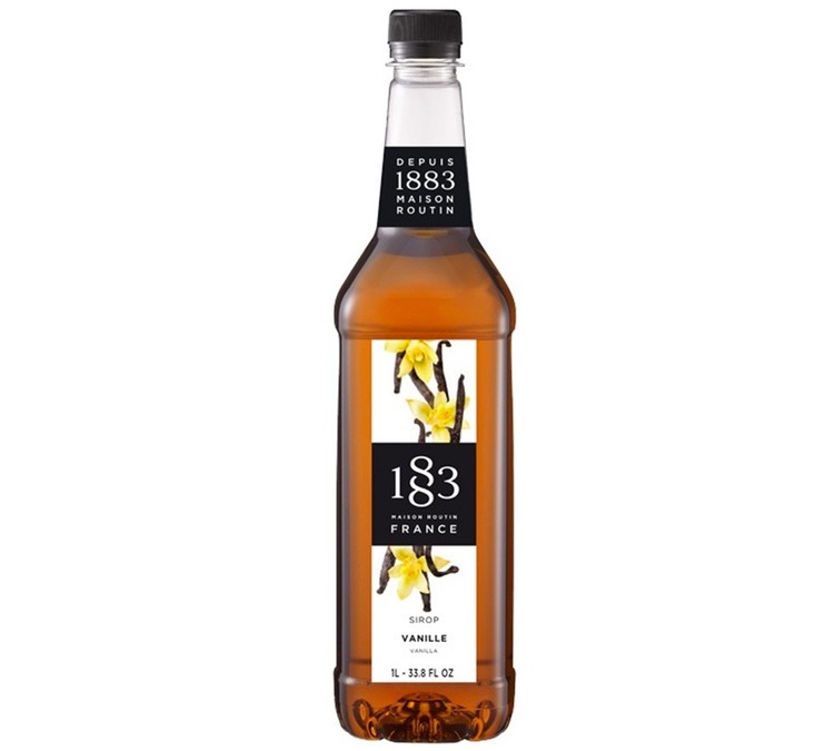 Syrup 1883 Routin Vanilla in Plastic Bottle - 1L