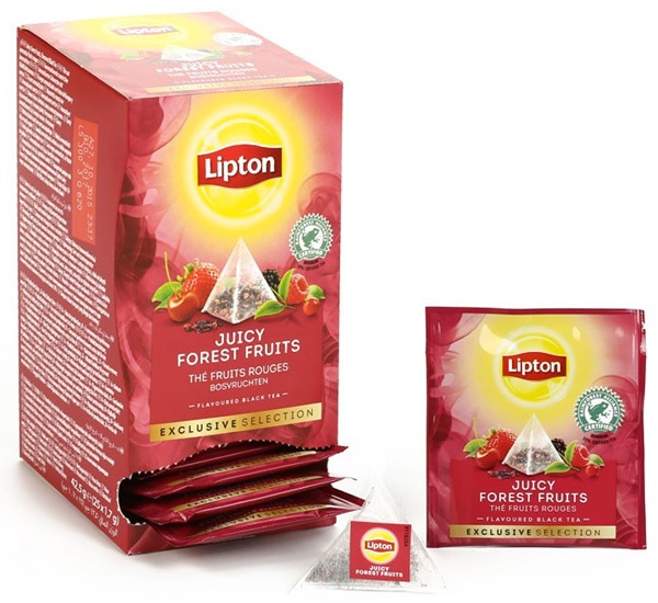 Lipton 'Juicy Forest Fruits' Tea - 25 pyramid bags - Exclusive ...
