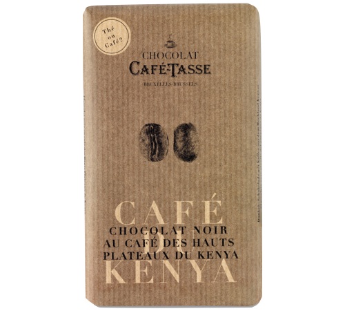 Café-Tasse 85 g dark chocolate bar with Kenyan coffee