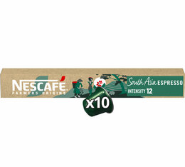 10 South Asia Nescafé Farmers Origins Nespresso* Original compatible pods