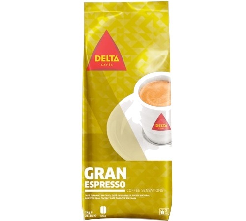 Delta Cafés Coffee Beans Gran Espresso - 1kg coffee beans