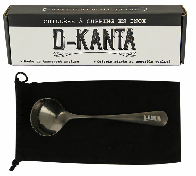 Cupping Spoon in Black Stainless Steel - D-Kanta
