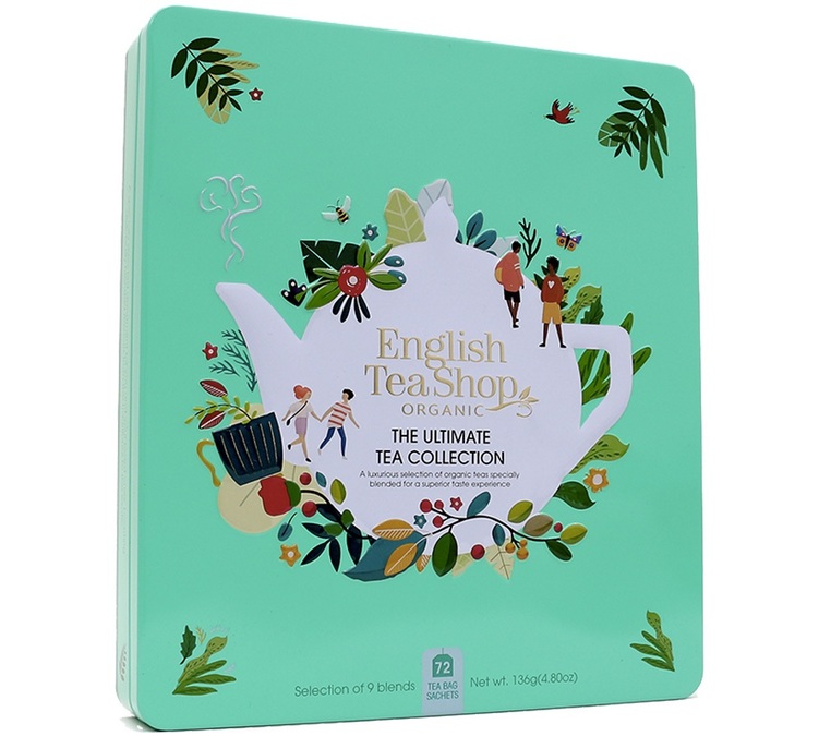 English Tea Shop Ultimate Organic Tea Collection - 72 Tea sachets in ...