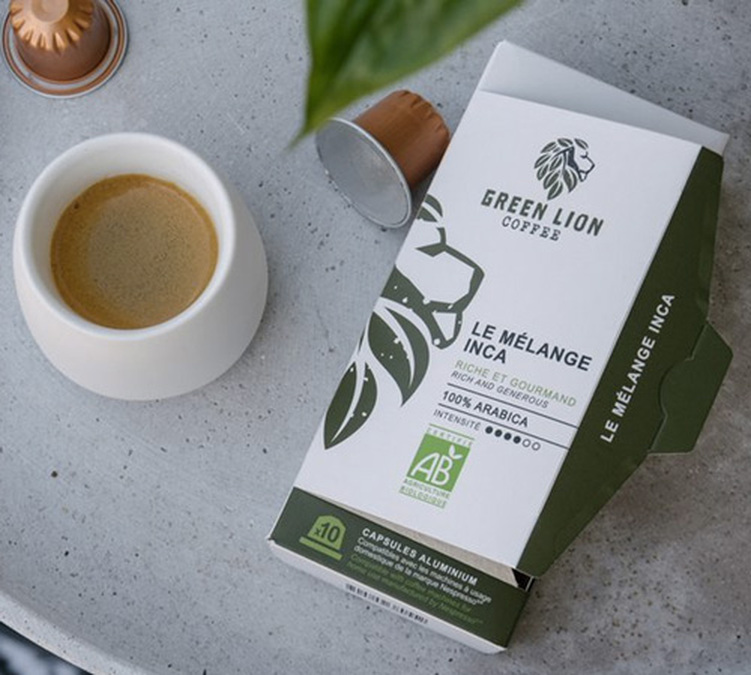 Green Lion Coffee Inca Blend Nespresso® Compatible Capsules x 10