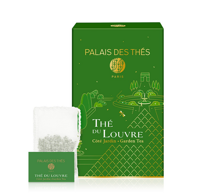 Palais des Thés green tea from the Louvre garden side, 20 tea bags