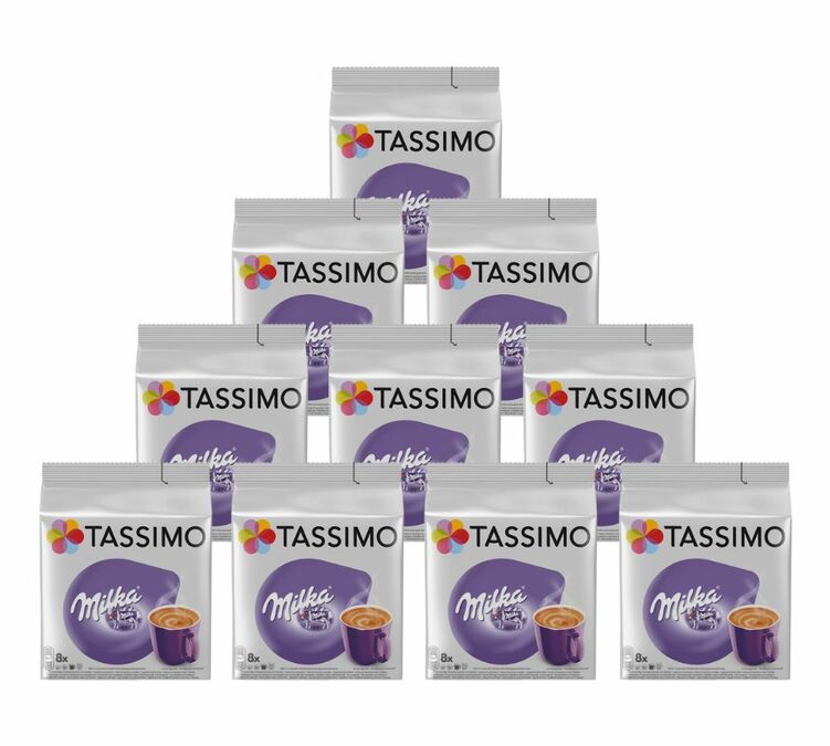 Tassimo Milka Hot Chocolate Pods Pack of 10 (80 Drinks)