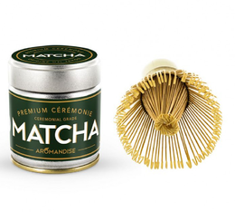 Organic Ceremonial Grade Matcha Gift Set by Aromandise