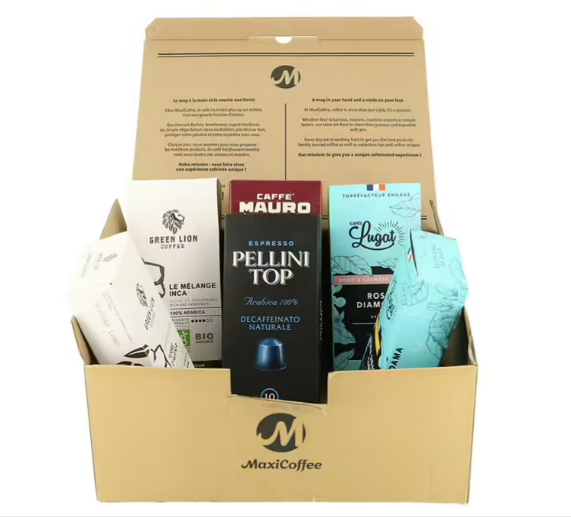 Coffret Capsule pour Nespresso : assortiment de capsules café