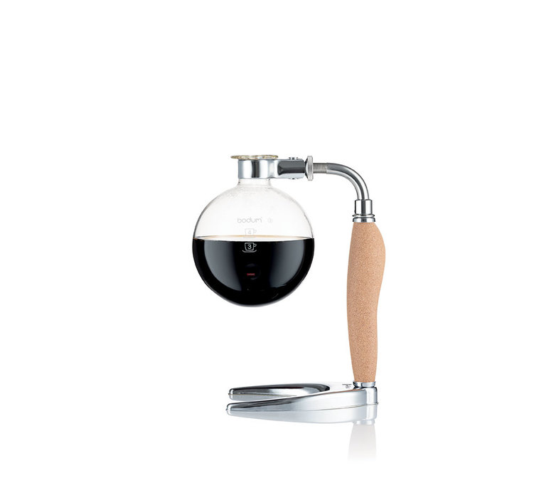 BODUM - Set cafetière à dépression Mocca avec réchaud à gaz - 4 tasses