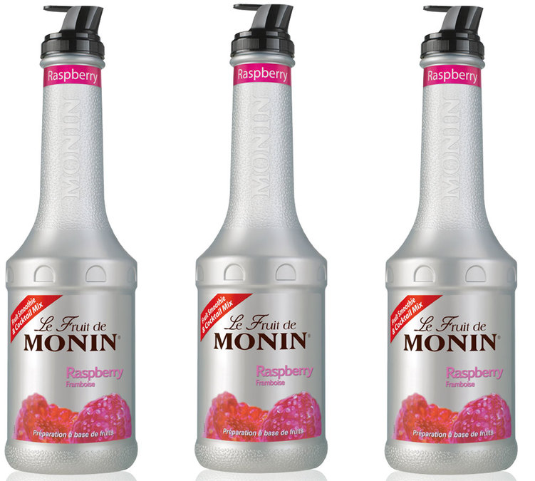 Arôme Framboise - 3 x 1L Fruit de Monin - Purée de fruit Monin