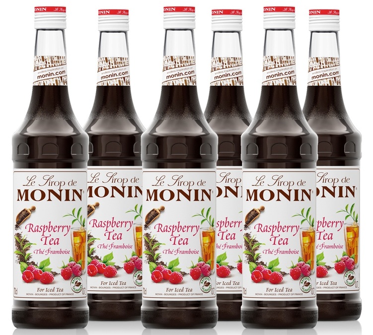 Lot de 36Sirops Monin - Thé Framboise - 6 x 70cl