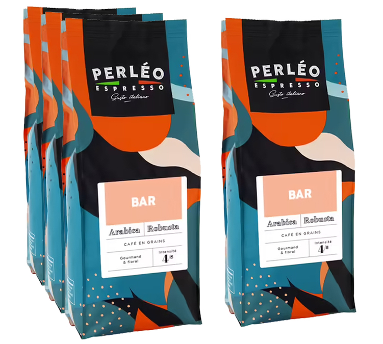 Café en grain Perléo Espresso Bar - Offre 3+1OFFERT