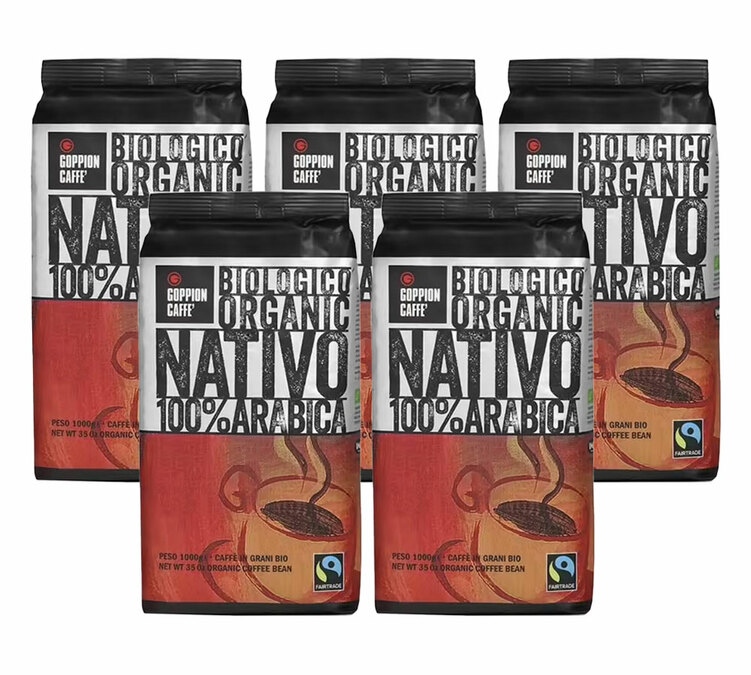 Café en grain pour professionnels Goppion Caffè Nativo 5Kg