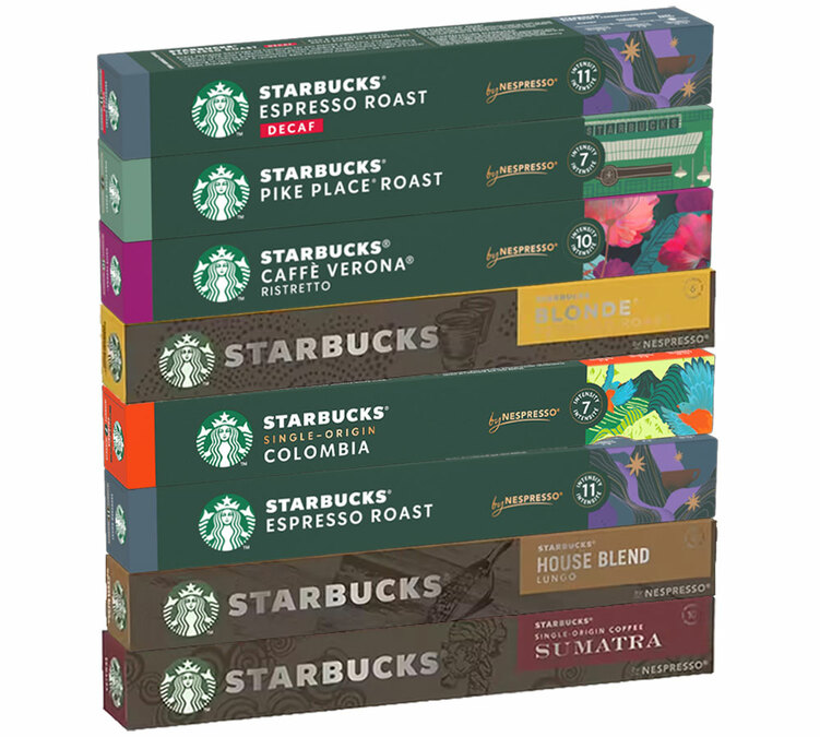 Pack 8x10 capsules compatibles Nespresso® - STARBUCKS