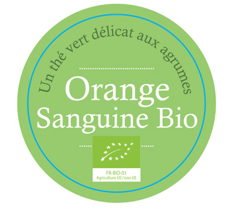 Thé noir bio Orange Sanguine 100g Comptoir Francais du Thé