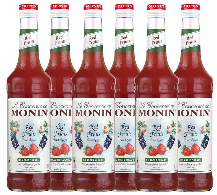 Concentré Monin - Fruits rouges- 6x70 cl