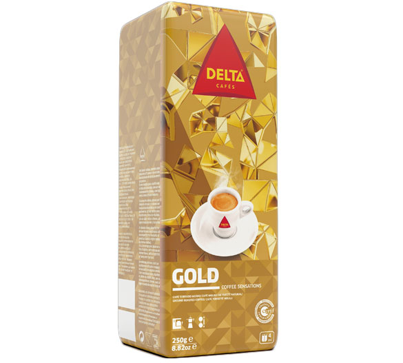 Café moulu Gold - Delta Cafés - 250g