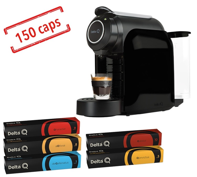150 capsules Delta Cafés achetées une machine Delta Qool Evolution ...