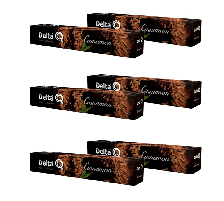 DELTA Q 60 capsules Delta Q Cinnamon cannelle épices noix