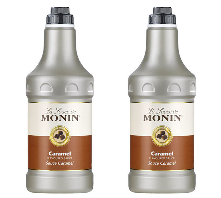 Topping Sauce Caramel - Monin - Grand Format Pro 2 x 1.89 L