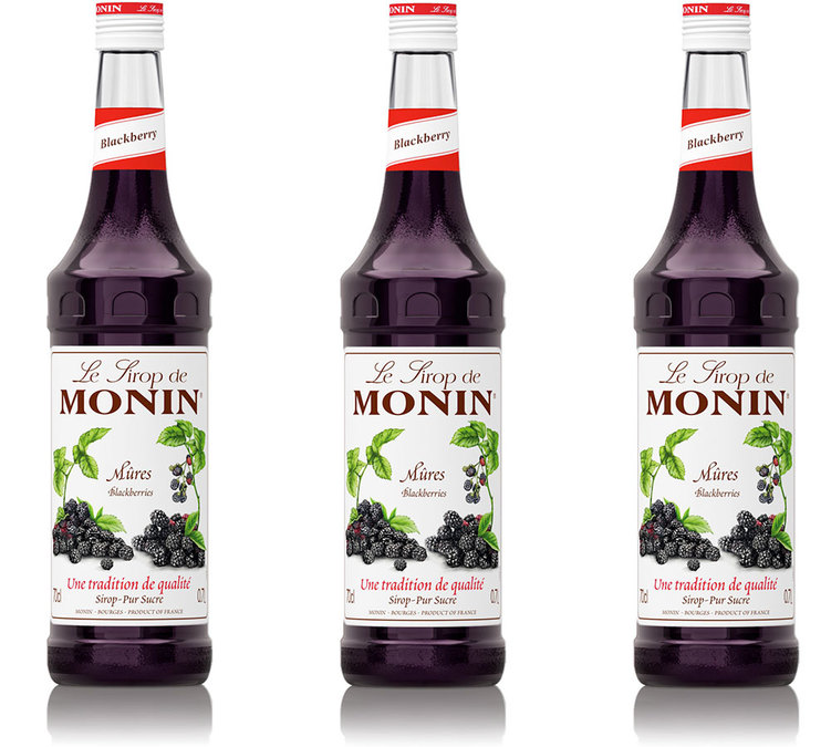 Arôme Mûre - Lot 3 bouteilles x 70 cl - Sirop Monin