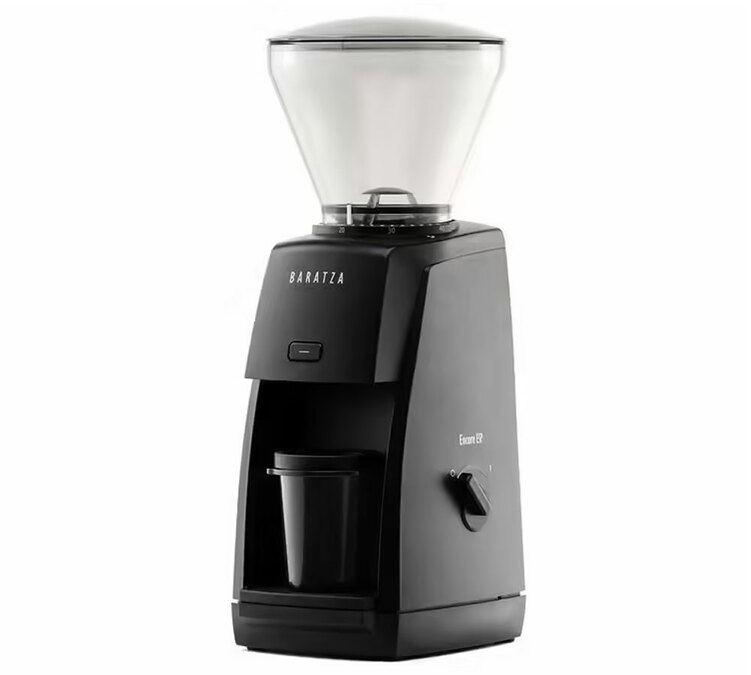 Machine à café SAGE The Bambino black truffle + Baratza Encore ESP noir
