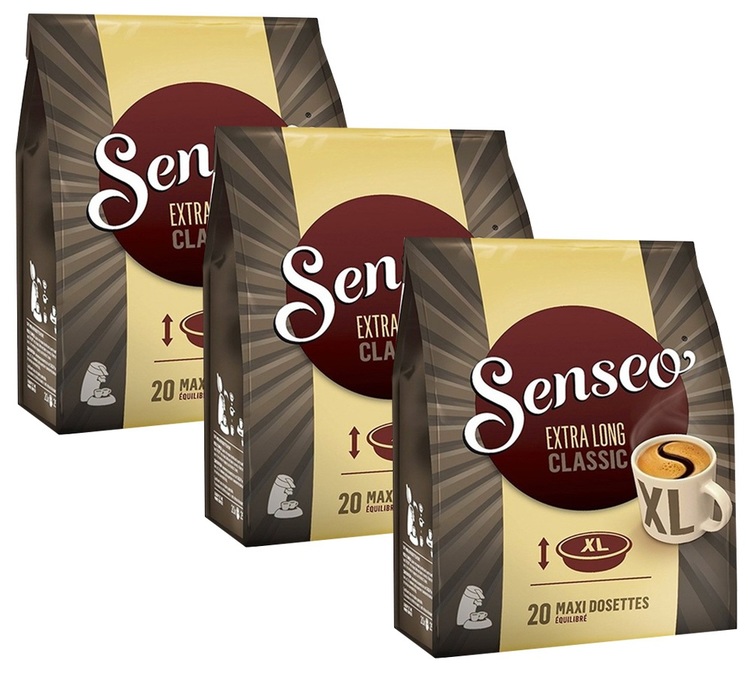 3x20 dosettes Extra Long Classique Senseo®