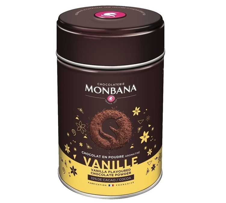 Monbana vanilla-flavoured cocoa powder - 250g