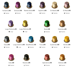 Capsules compatibles Nespresso* Original Assortiment L'Or Espresso x200