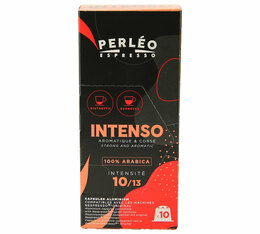 Capsules compatibles Nespresso® Perléo Intenso - x10